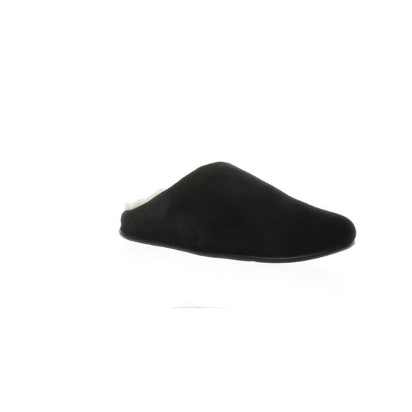 Fitflop | Shoes | Fitflop Womens Chrissie Shearling Black Mule Slippers ...